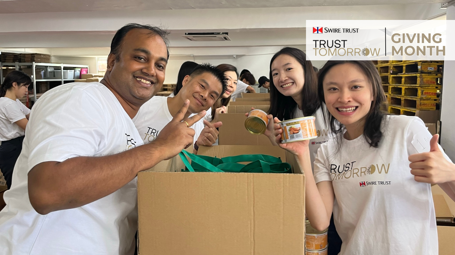 TrustTomorrow Giving Month: Food Parcel Packing (8 Dec 2023) | SHKSA
